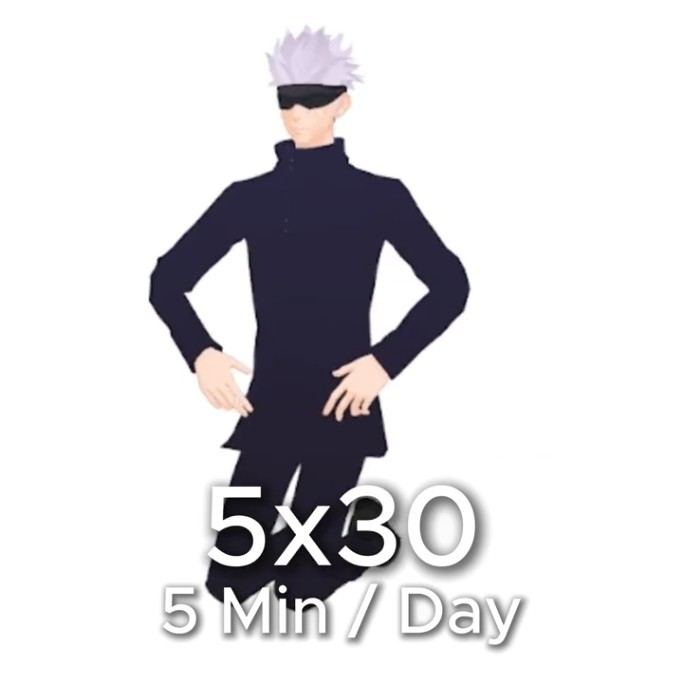MMD MEME ANIMATION GOJO SATORU JUJUTSU KAISEN DOES 5X30 5 MIN A DAY ...