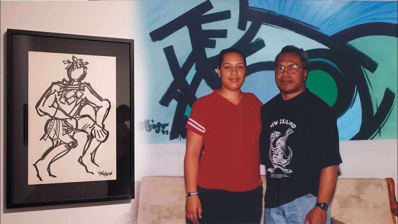 Samoan artist inspires the next generation through his work - YouTube