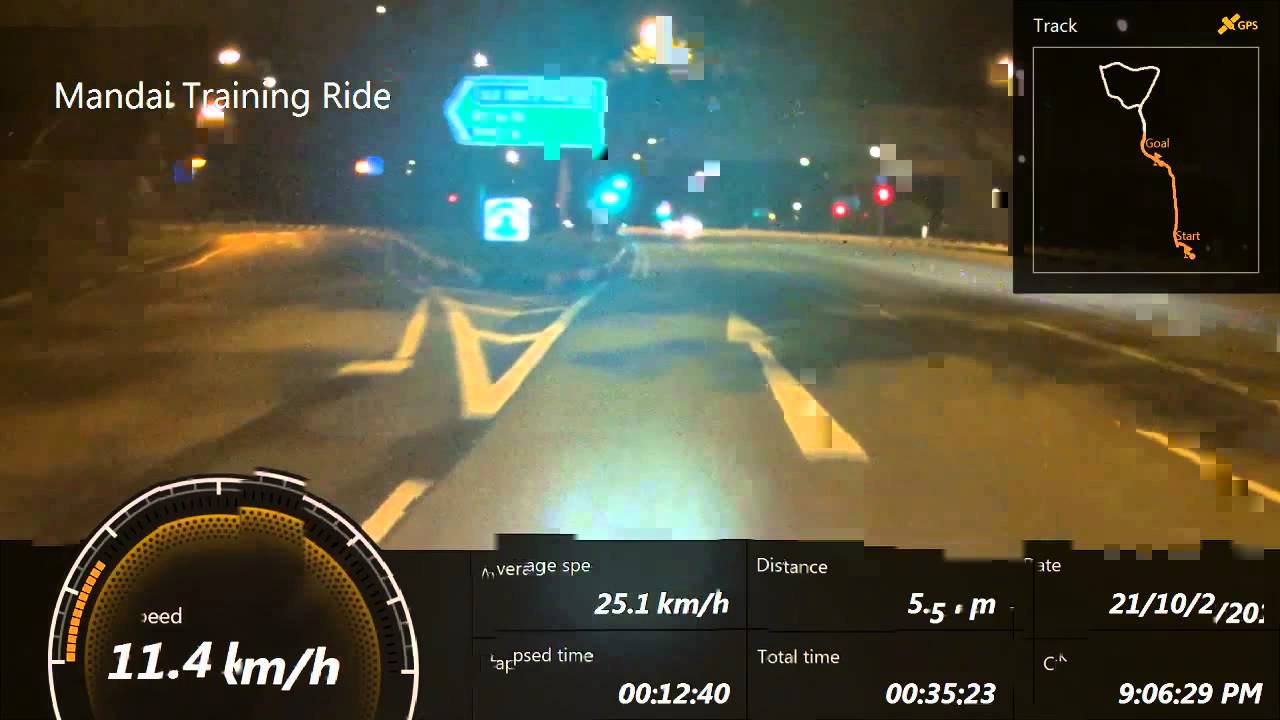 Mandai Training Ride - Sony Action Cam AS-30. - YouTube