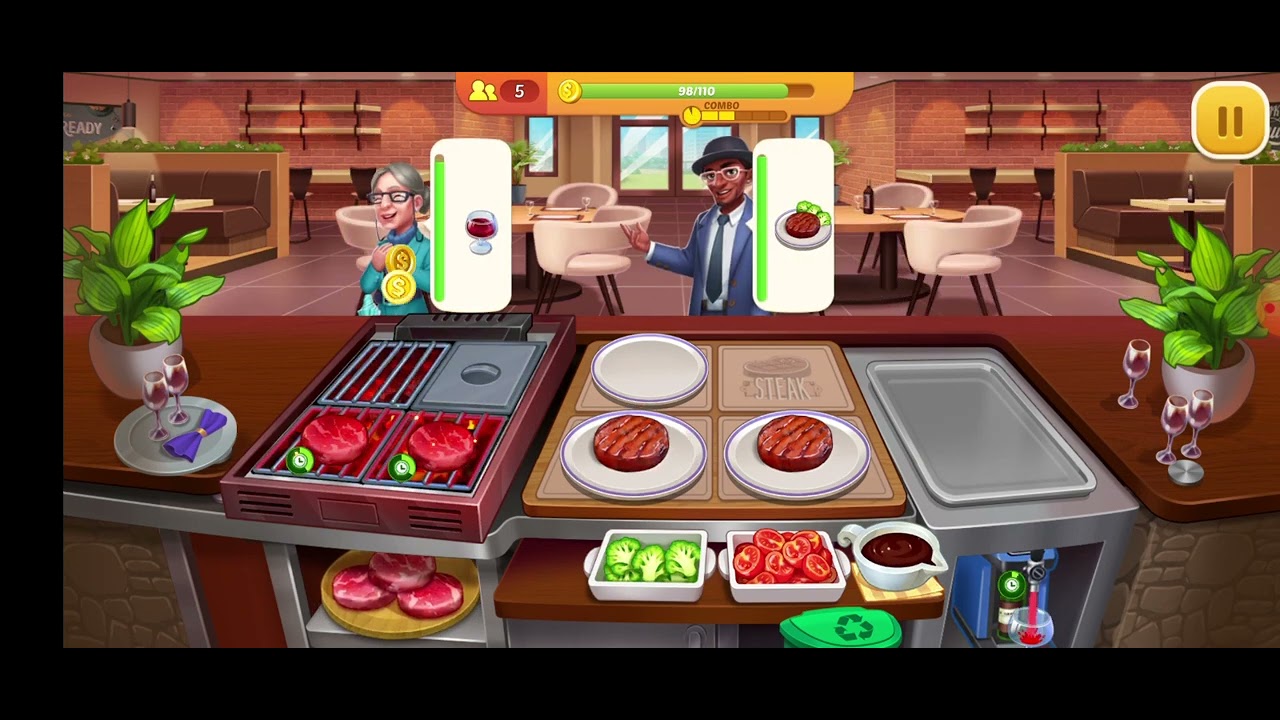 #Crazy Kitchen # Awesome Game 🥩 🐠 🦈 🥰 - YouTube