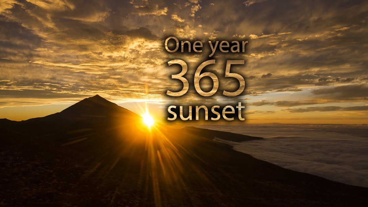 One year, 365 sunset Time-Lapse - YouTube