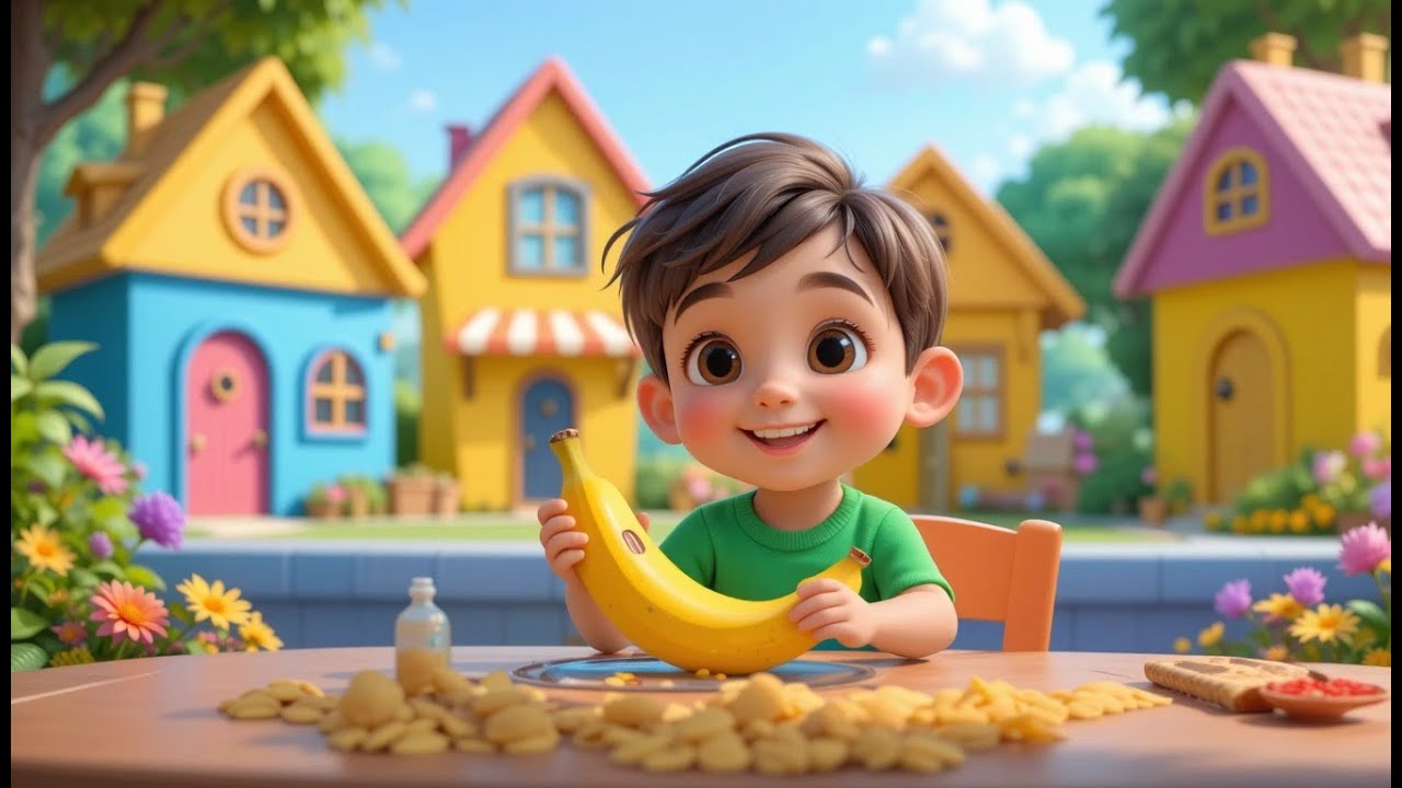 This Banana Talks in Rhymes! | Popular Nursery Rhyme | Educational Kids ...