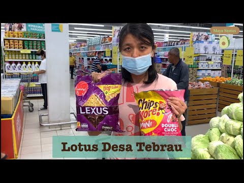 (Eng subs) Lotus’s Desa Tebrau Adventure (shopping and eating) - YouTube
