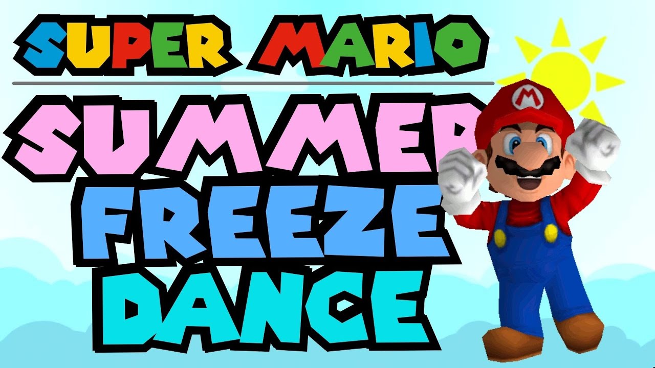 Super Mario Summer Freeze Dance Workout | Just Dance | Exercise Brain ...