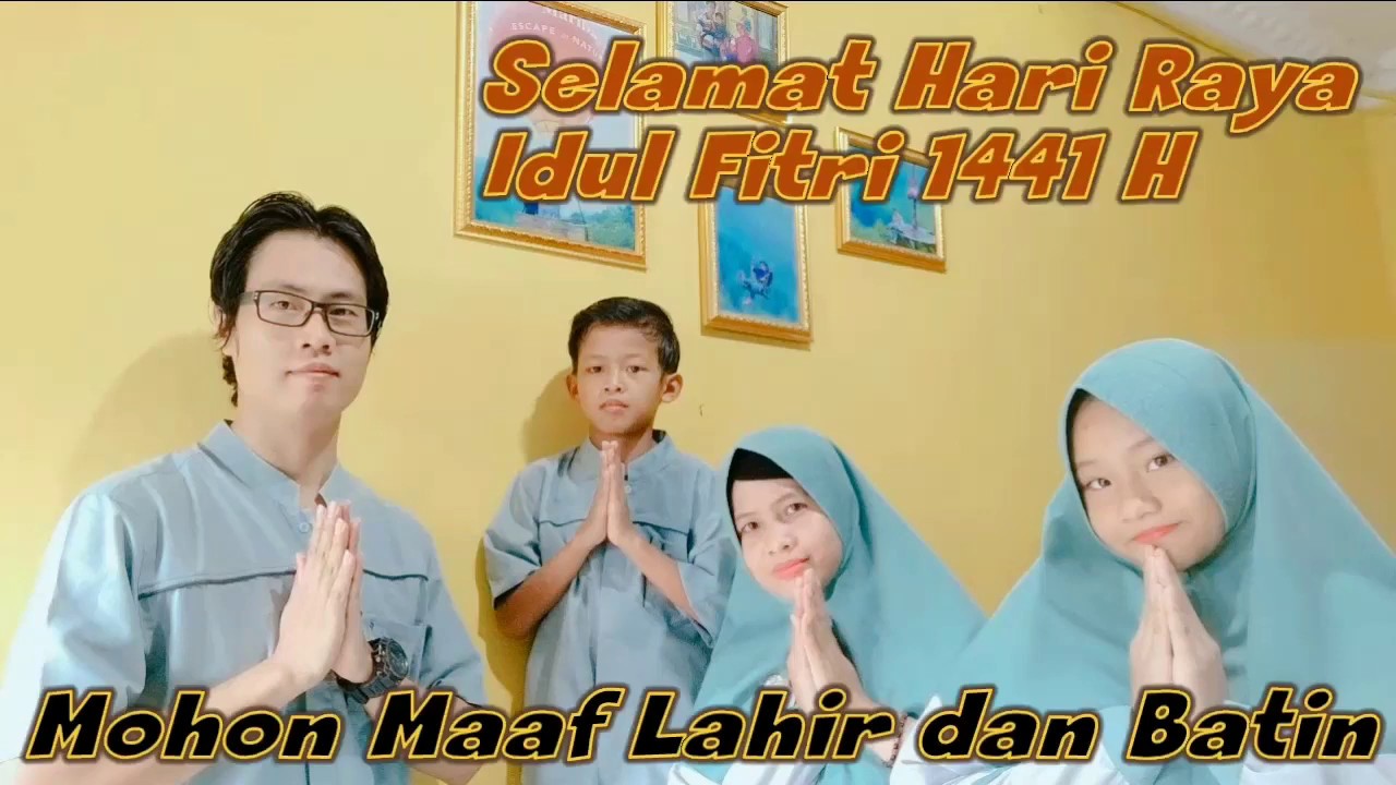 Lebaran 1441H di rumah aja , Jangan Mudik Dulu , Maaf Lahir Batin ya - YouTube