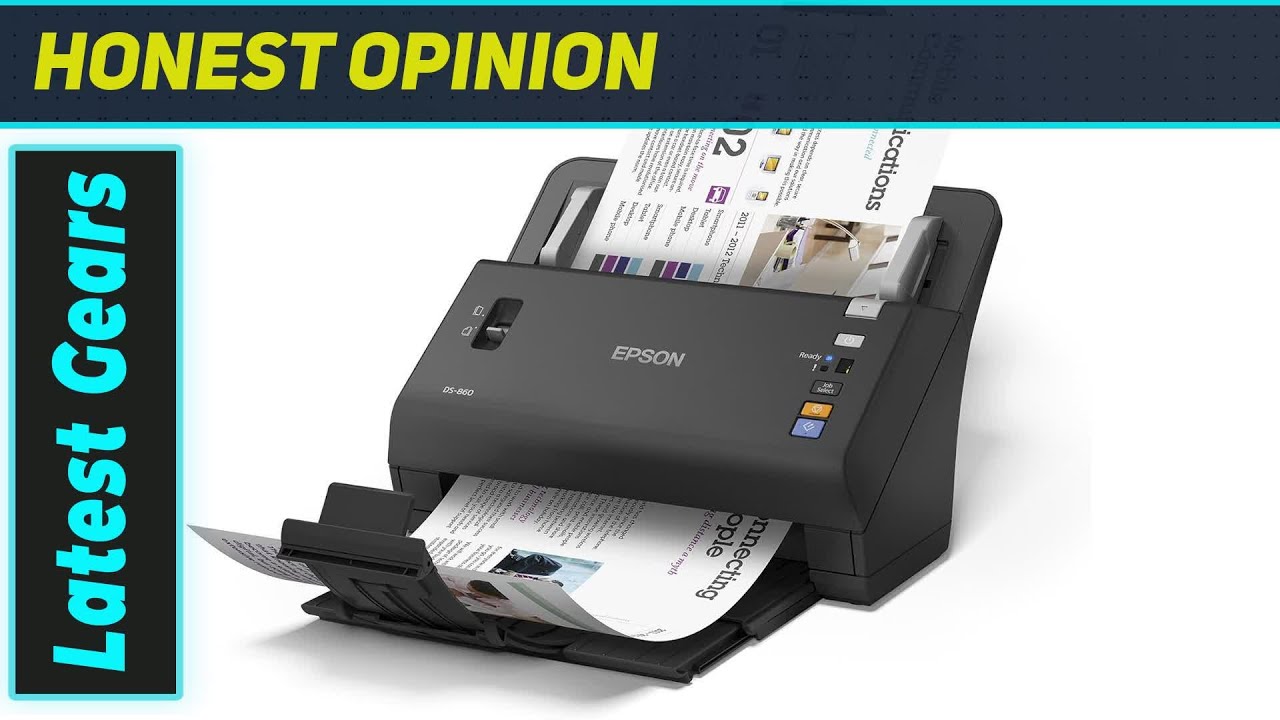 Epson WorkForce DS-860: The Best High-Volume Document Scanner - YouTube