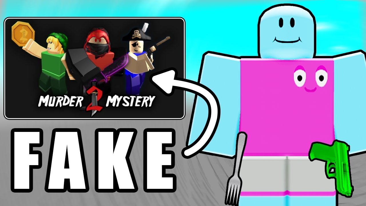 I played FAKE Murder Mystery 2 on ROBLOX.. - YouTube