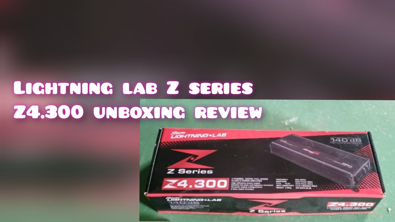 Lightning lab z4.300 unboxing - YouTube