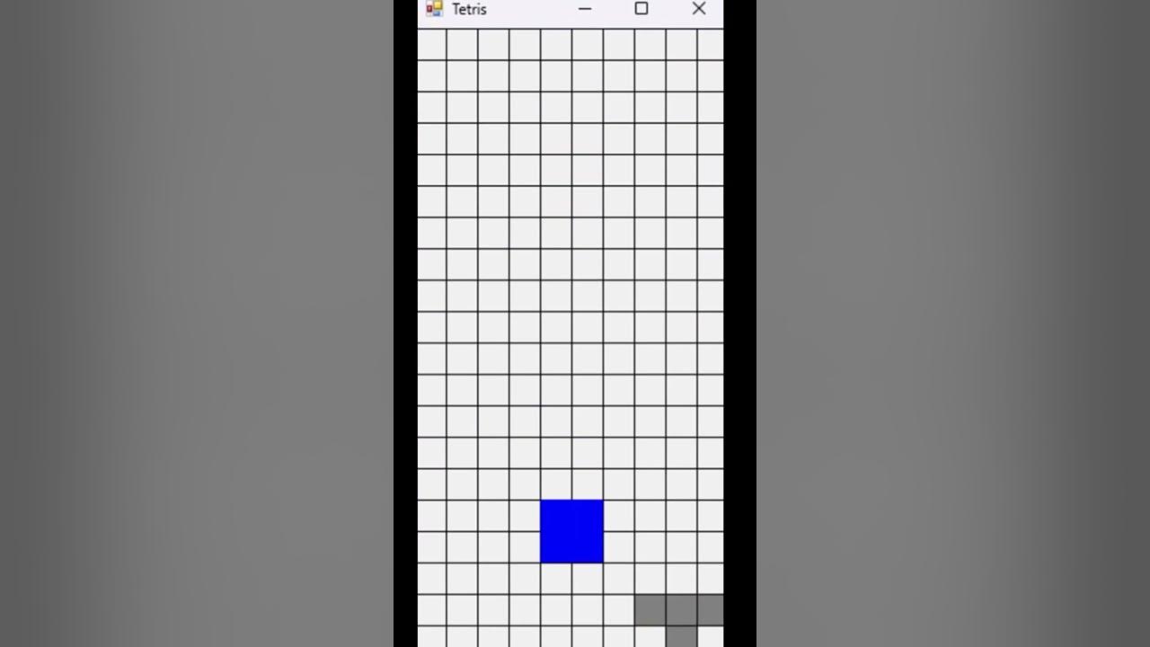 I Coded a TETRIS Game in C#! 🎮🧩 #coding - YouTube