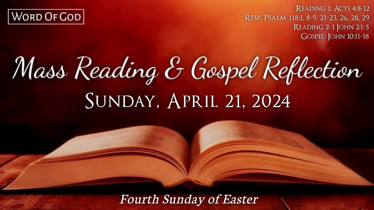 Today's Catholic Mass Readings and Gospel Reflection - Sunday, April 21 ...