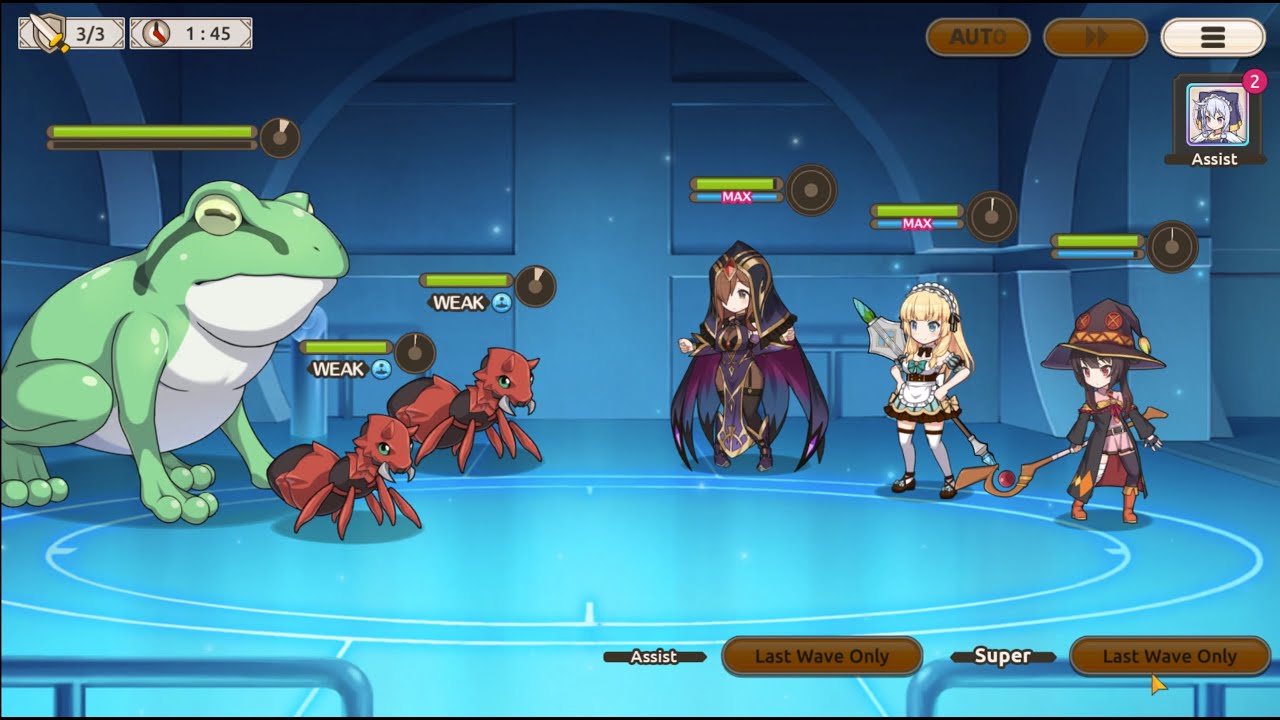 KonoSuba: Fantastic Days - Main Quest Pt.3 Ch.5 Mid-boss: Giant Toad w ...