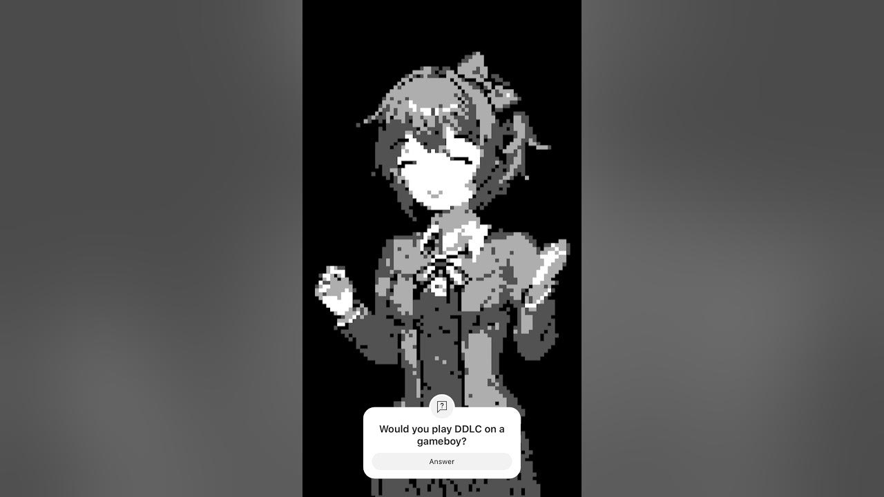Doki Doki Did you Know? DDLC Gameboy Edition - YouTube