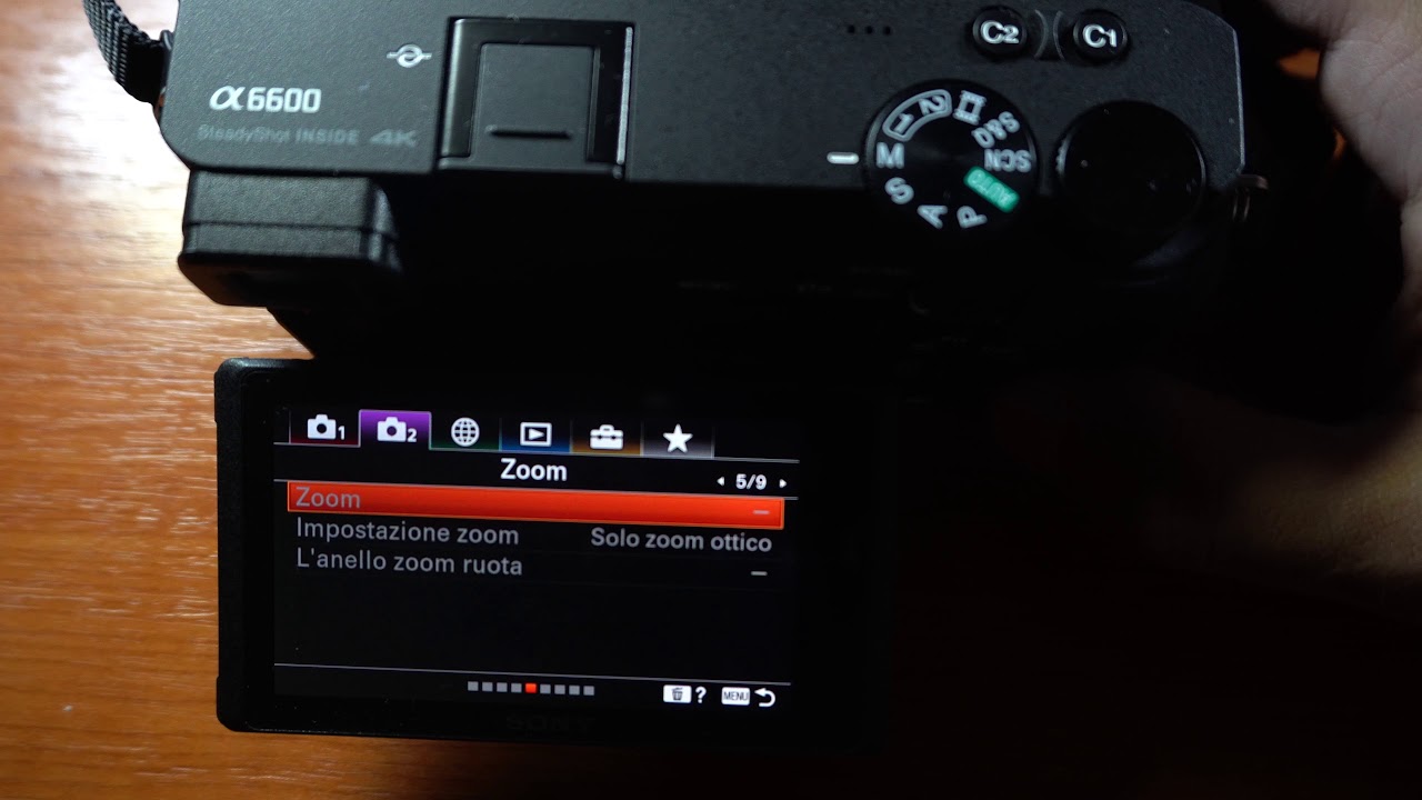 Sony a6600 Full Menu Italiano - YouTube