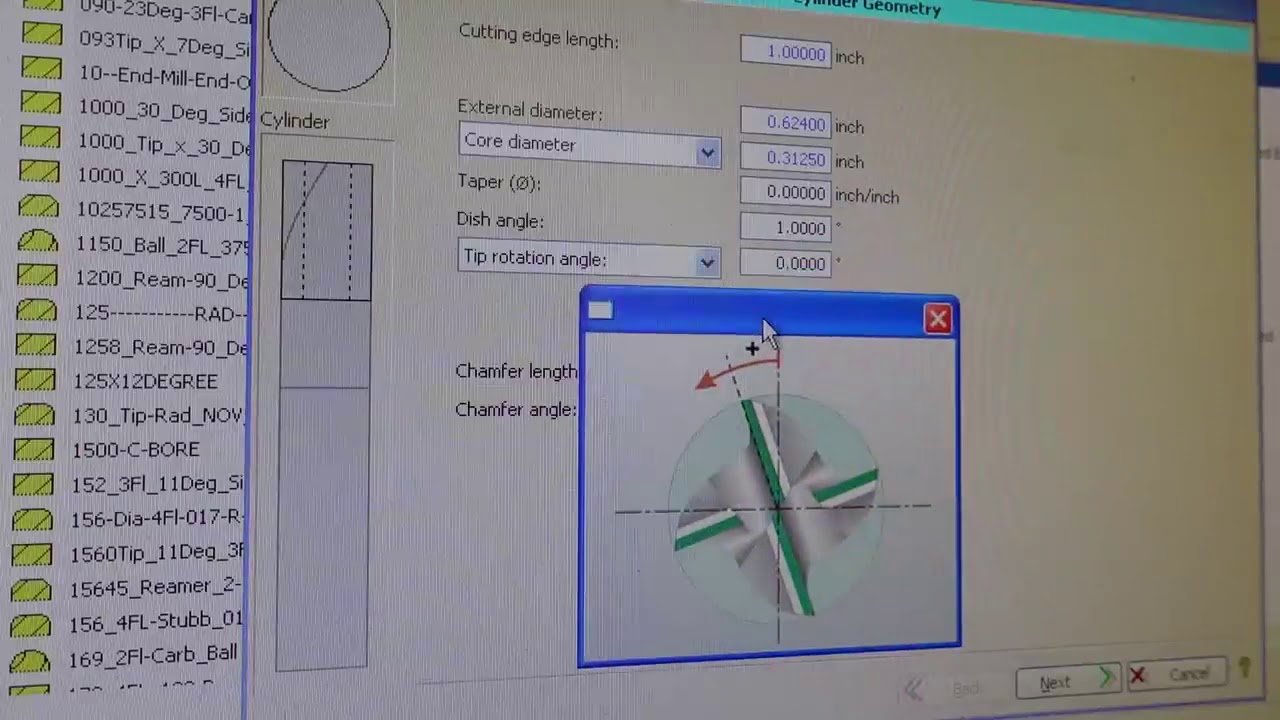How To Grind A Special Chamfer Endmill - YouTube