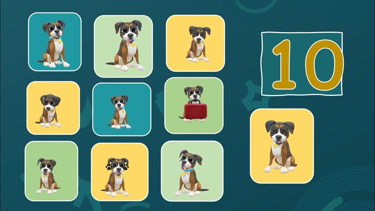 10 Little Puppies | Counting Song | Nursery Rhymes - YouTube