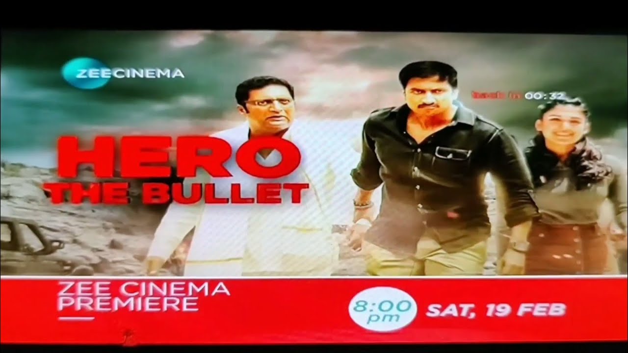 Hero The Bullet Promo (2022) World Television Premiere On Zee Cinema ...
