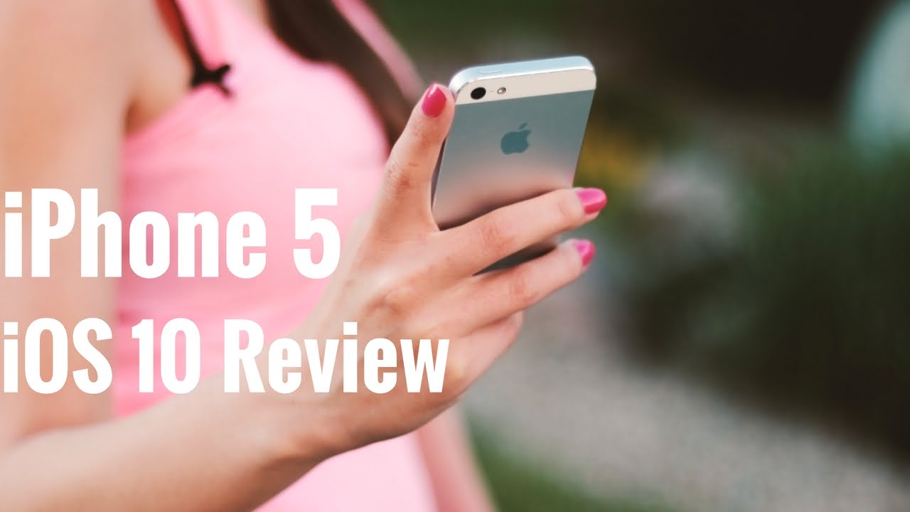 iPhone 5 iOS 10 Review - YouTube