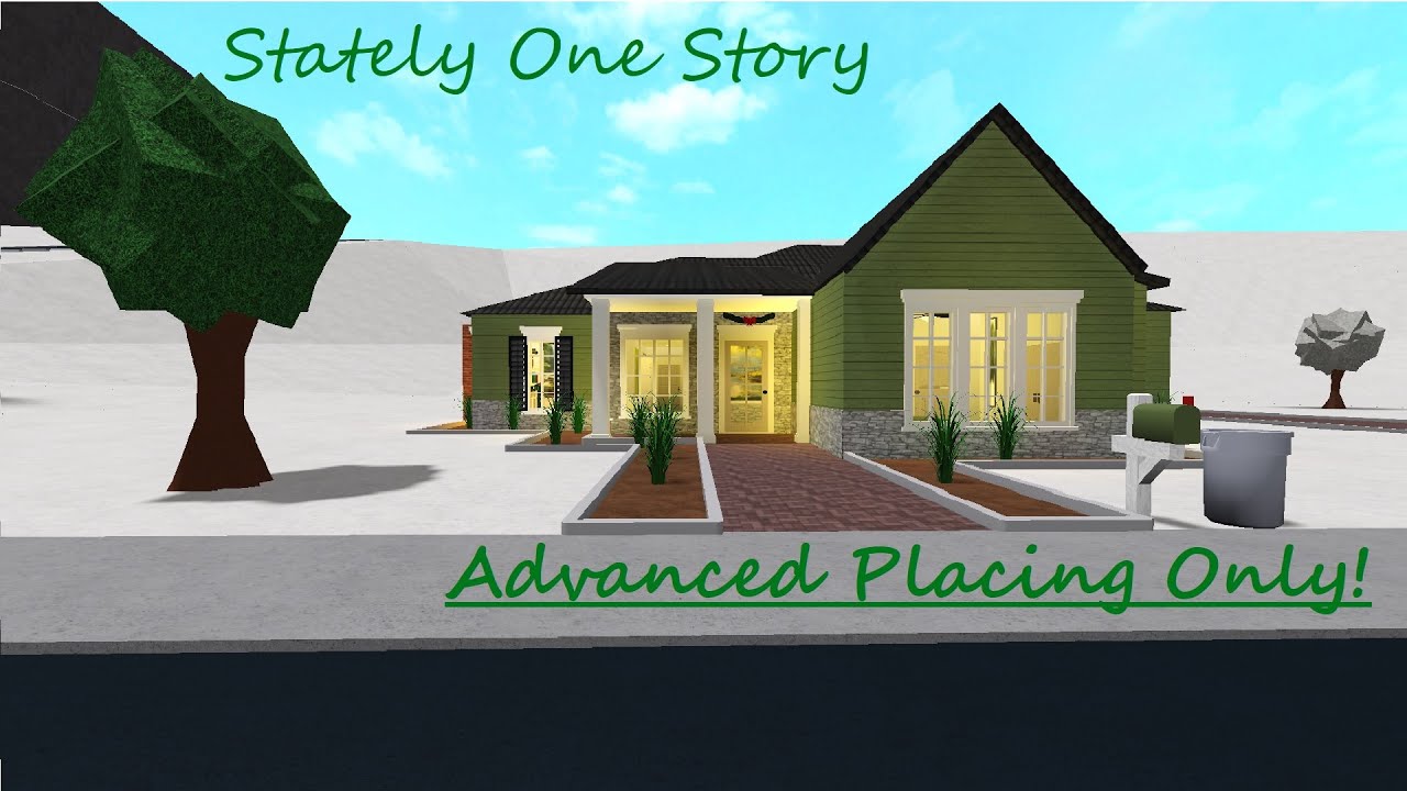 Roblox | Bloxburg: One Story Home | House Build - YouTube