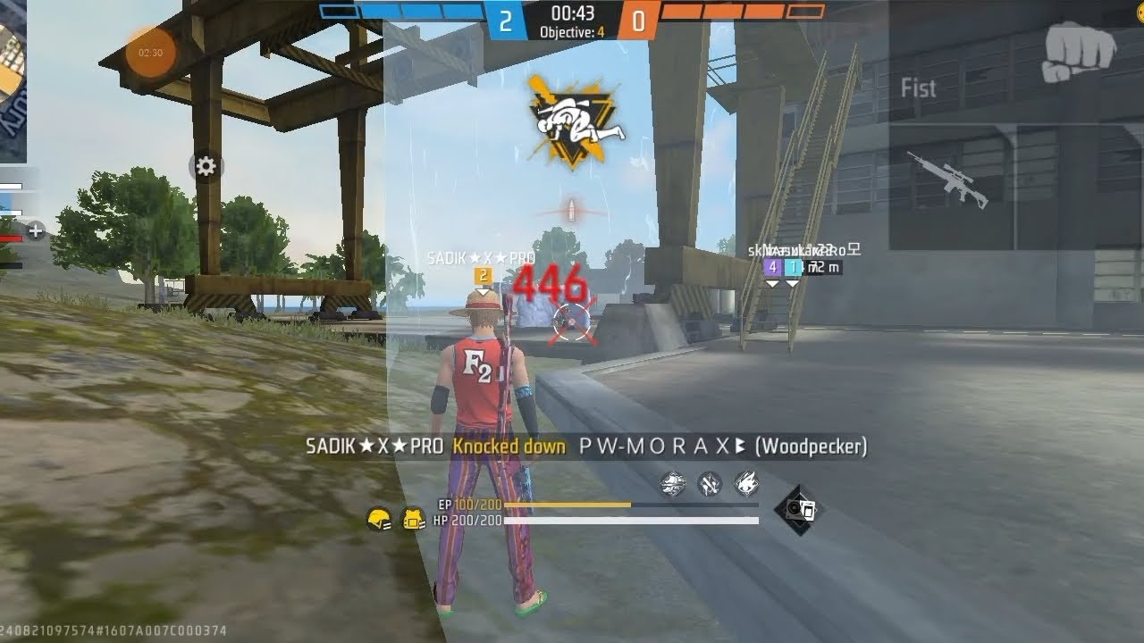 impossible 😱 1vs 3🔥Power of pro player Game Play 😱 hacker level Game ...