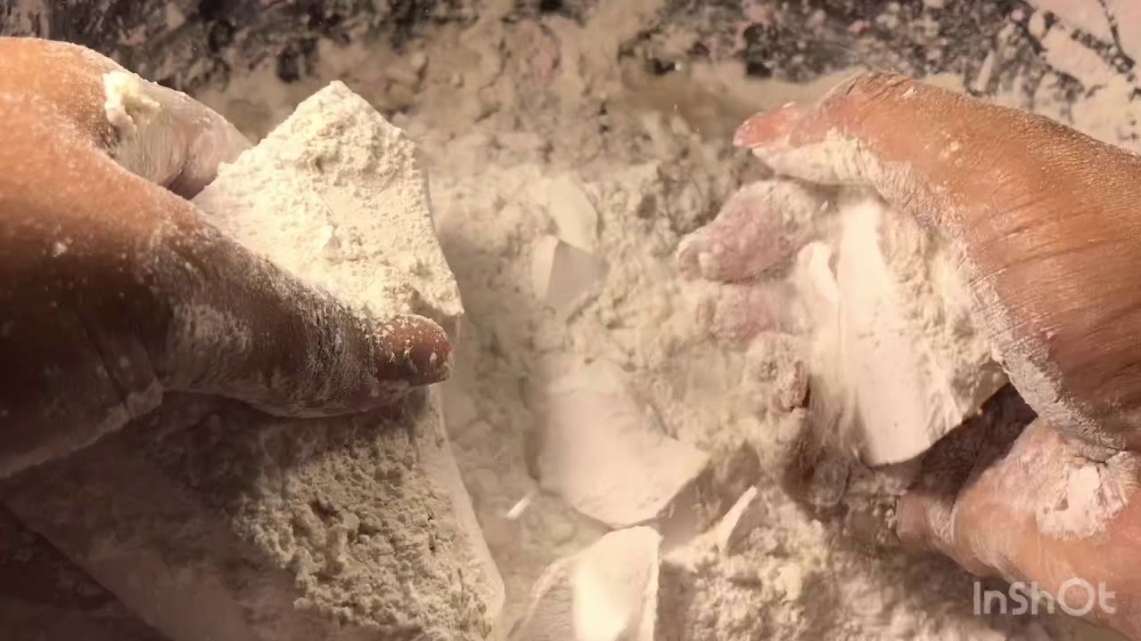 Damp and Crunchy Gym Chalk Crumbles (Compilation) - YouTube