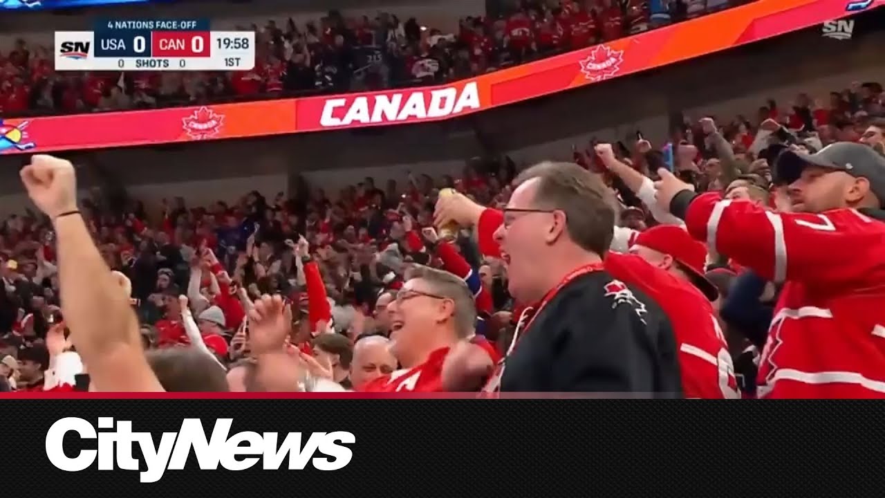 Montrealers prepare for 4 Nations Face-off final tonight - YouTube