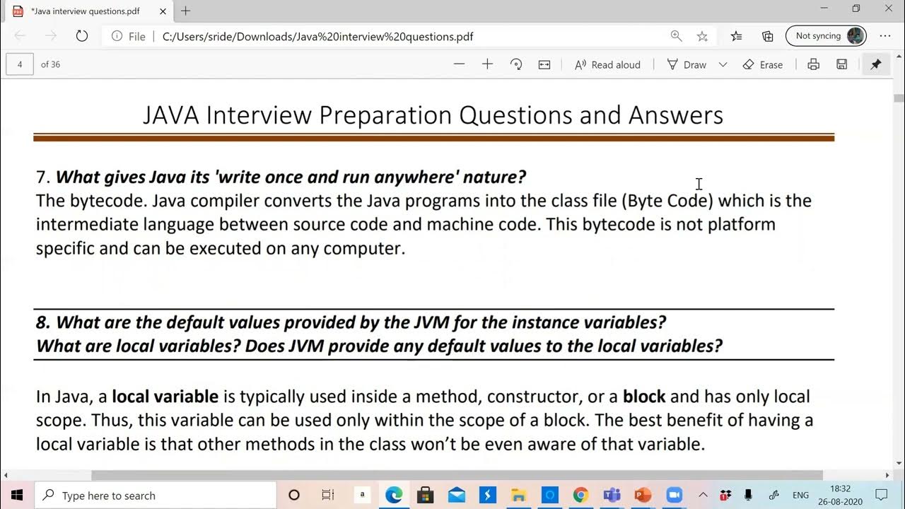 7 what gives java write once and run anyware in nature - YouTube