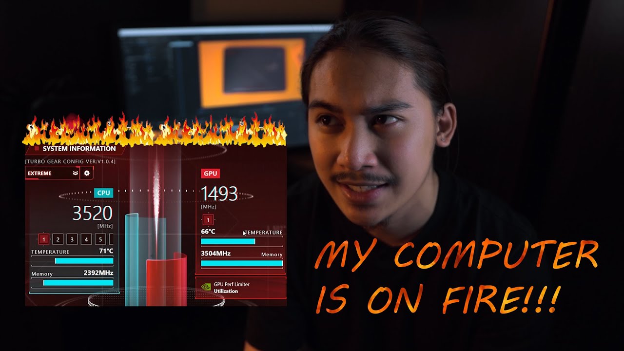 MY COMPUTER IS ON FIRE! - YouTube