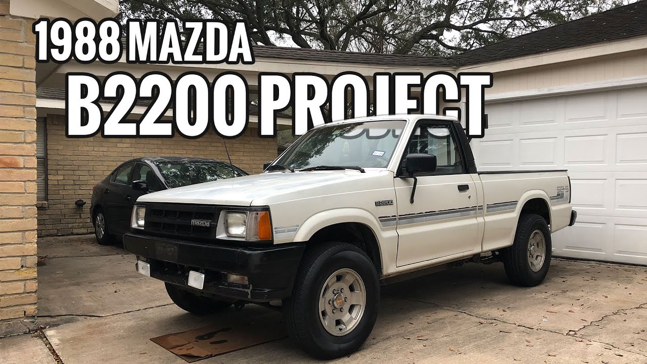 Another One! 1988 Mazda B2200 Mini truck | Flake Garage - YouTube