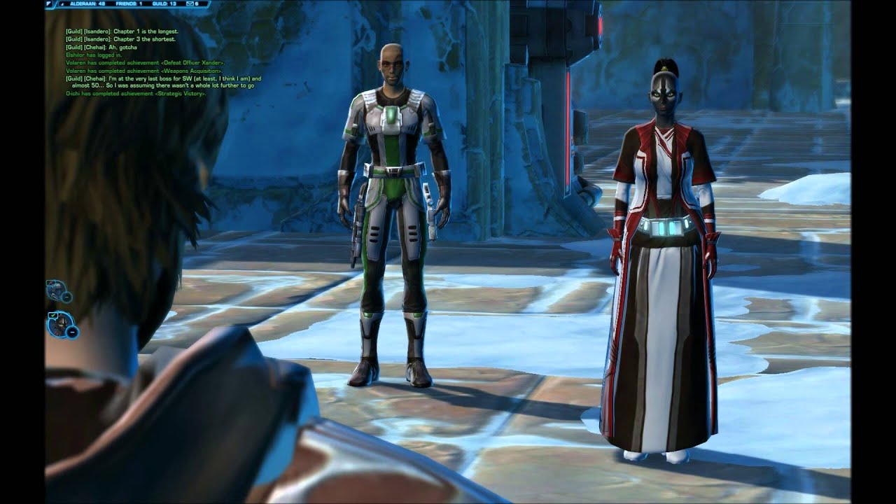 SWTOR - Female Inquisitor Class Storyline - Alderaan (Part 2) - YouTube