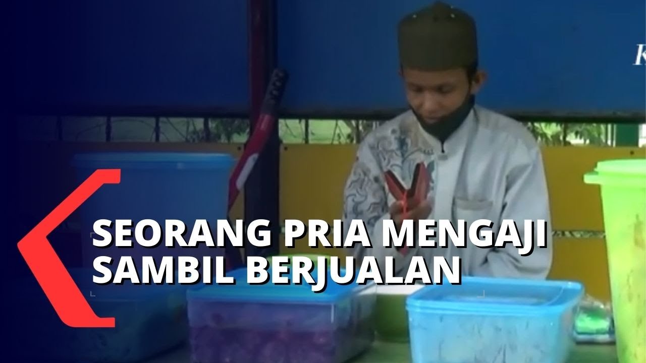 Tuai Pujian, Pria Ini Mengaji Sambil Berjualan Takjil - YouTube
