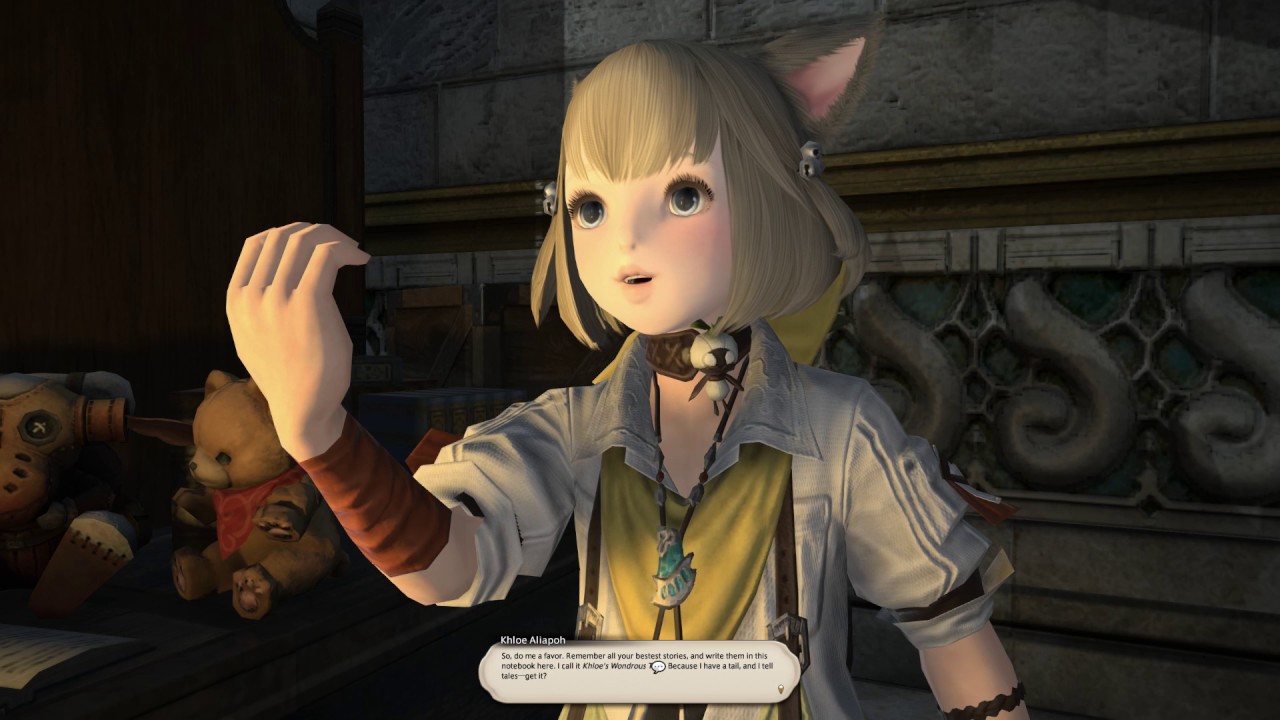 Final Fantasy XIV: Khloe's Wondrous Tails introduction - YouTube