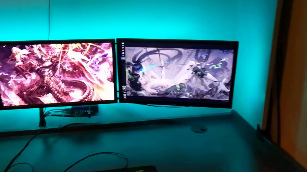 LED Gaming Setup - YouTube
