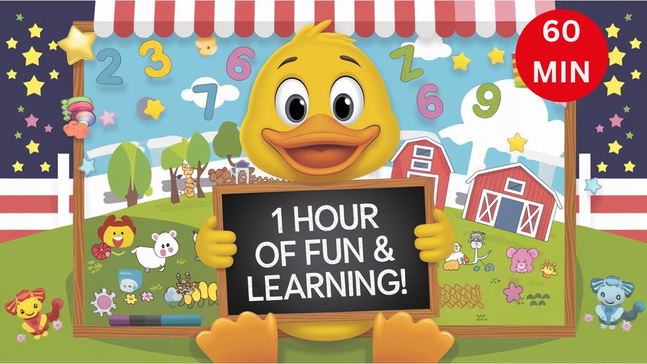 1 Hour of Nursery Rhymes & Learning Songs for Kids | Preschool Songs ...