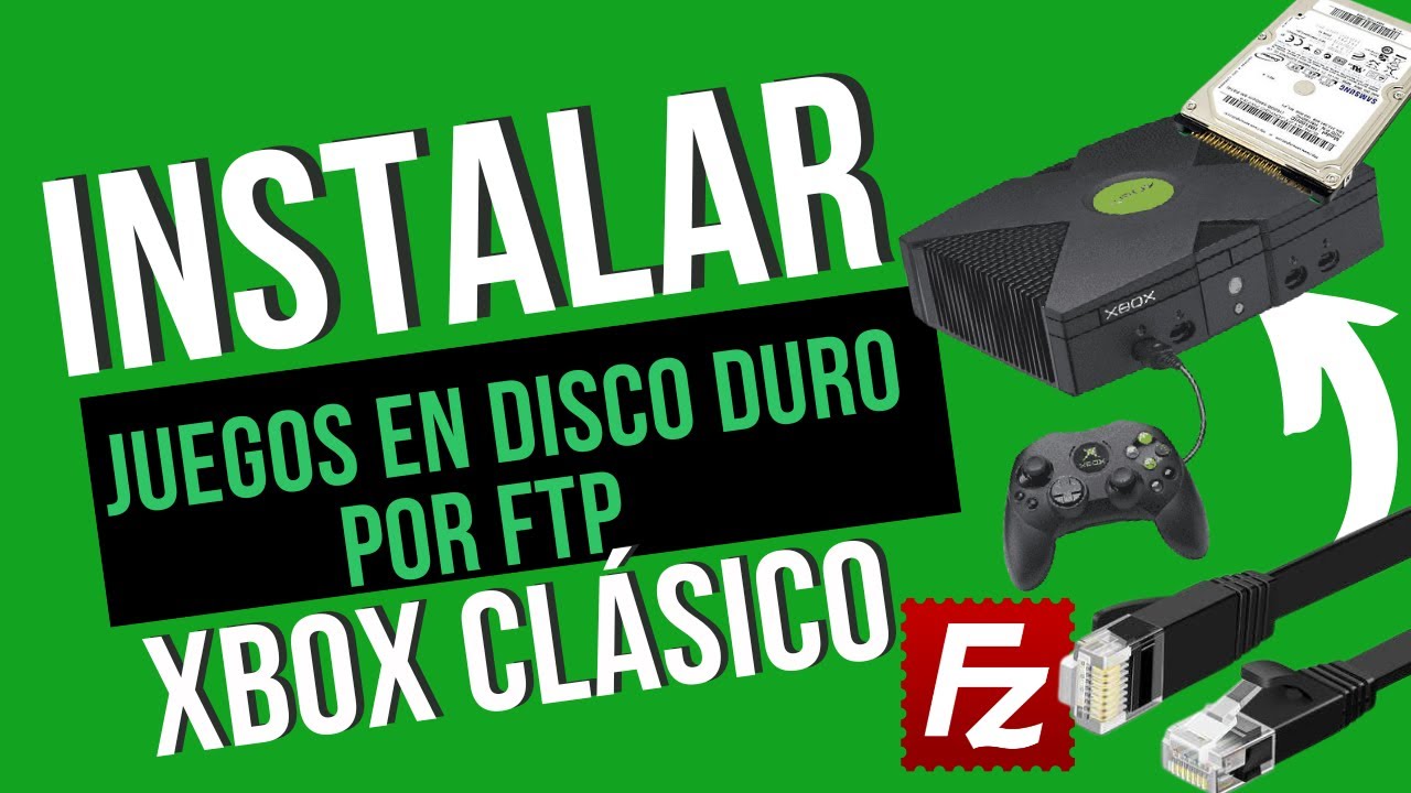 Instalar juegos al Disco duro XBOX CLASICO | FTP #FTPXBOX - YouTube