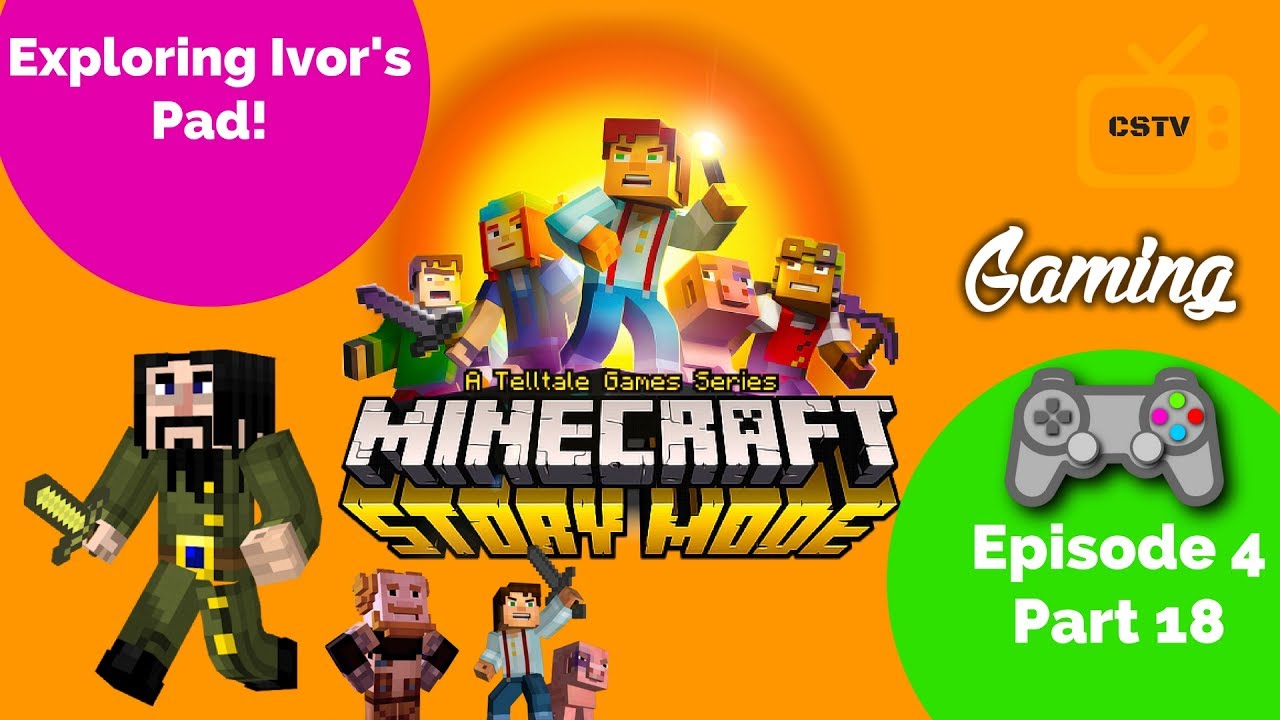 Minecraft: Story Mode Inside Ivor's house Episode 4 Part 18 - YouTube