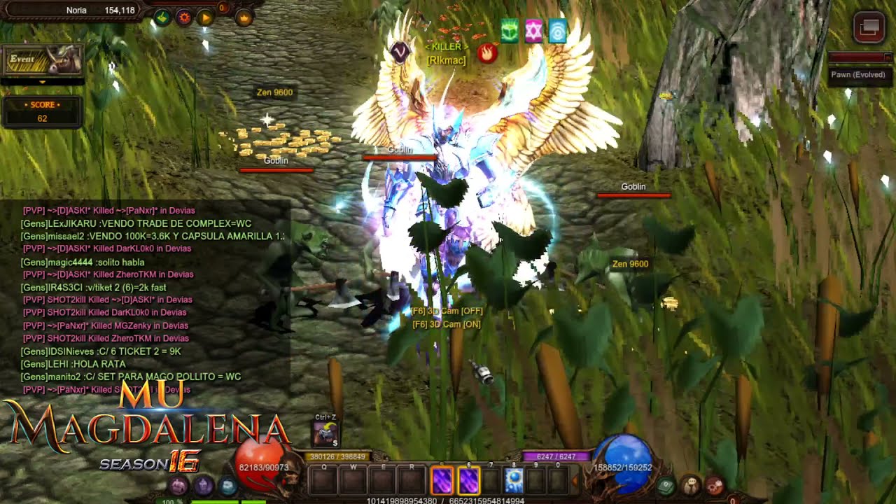 Como Conseguir SET BLU EYES JUGANDO en Mu magdalena s16 Mu online - YouTube