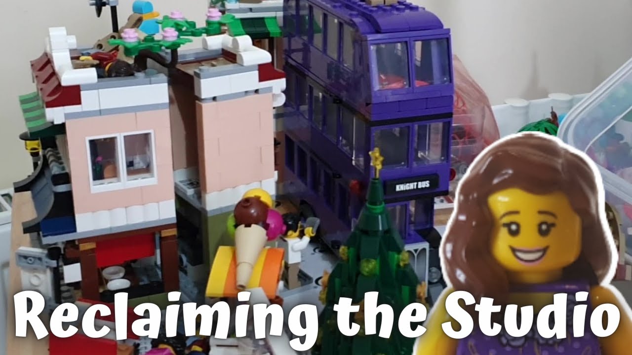 Reclaiming the Lego Studio & Setting Up a New Lego Display - YouTube