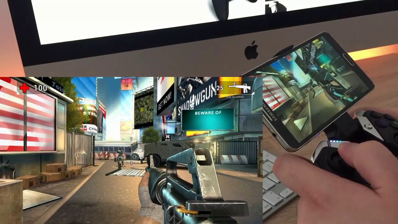 professional gamepad demonstration - YouTube