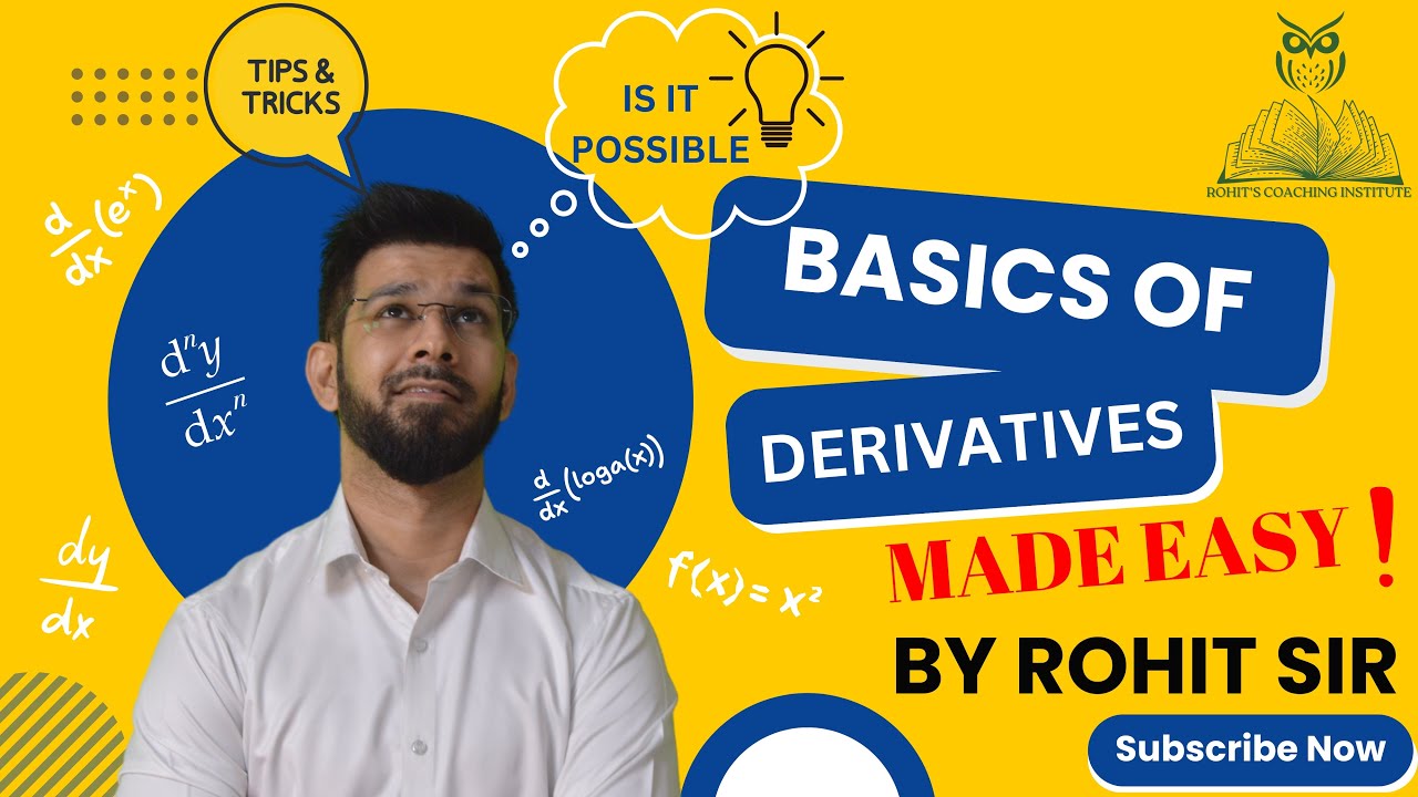 Basics Of Derivatives Made Easy | Tips & Tricks | Formulas ...