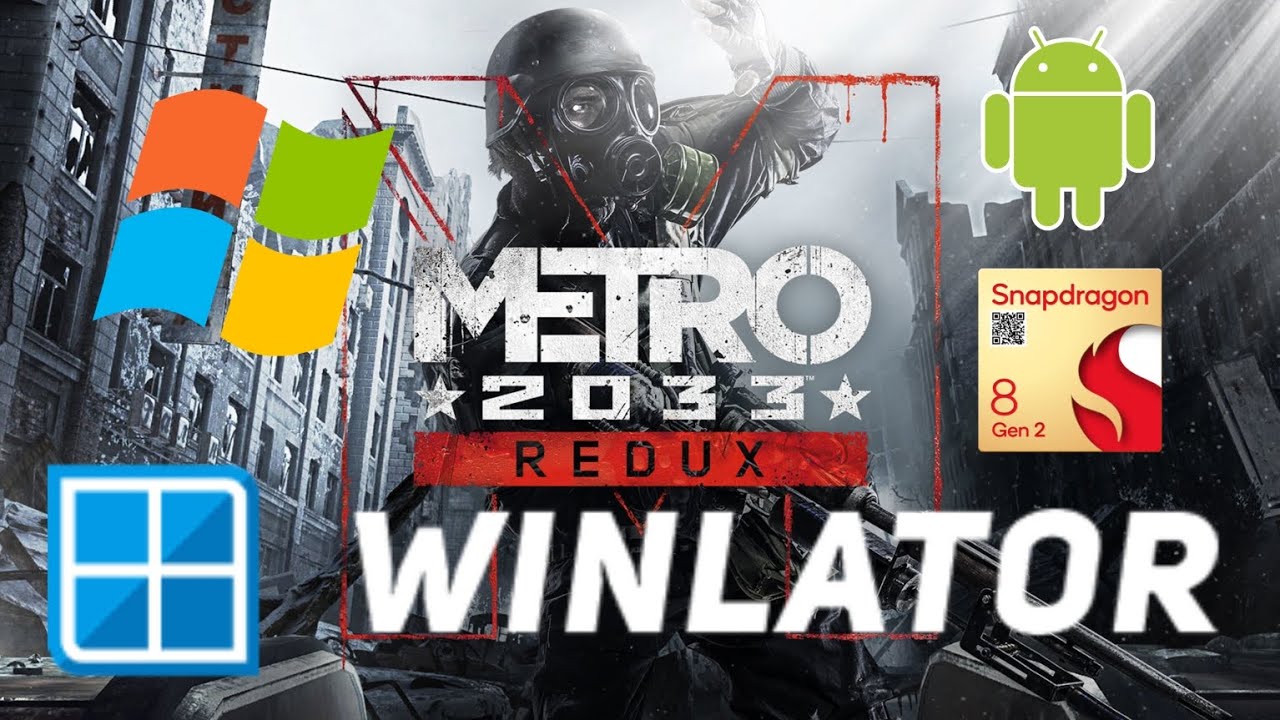 Winlator glibc mod Bionic Metro 2033 Redux POCO F6 PRO 8GEN2 - YouTube