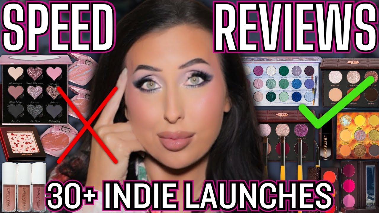 I review 30+ NEW Indie Makeup Launches (Winter 2025) - YouTube