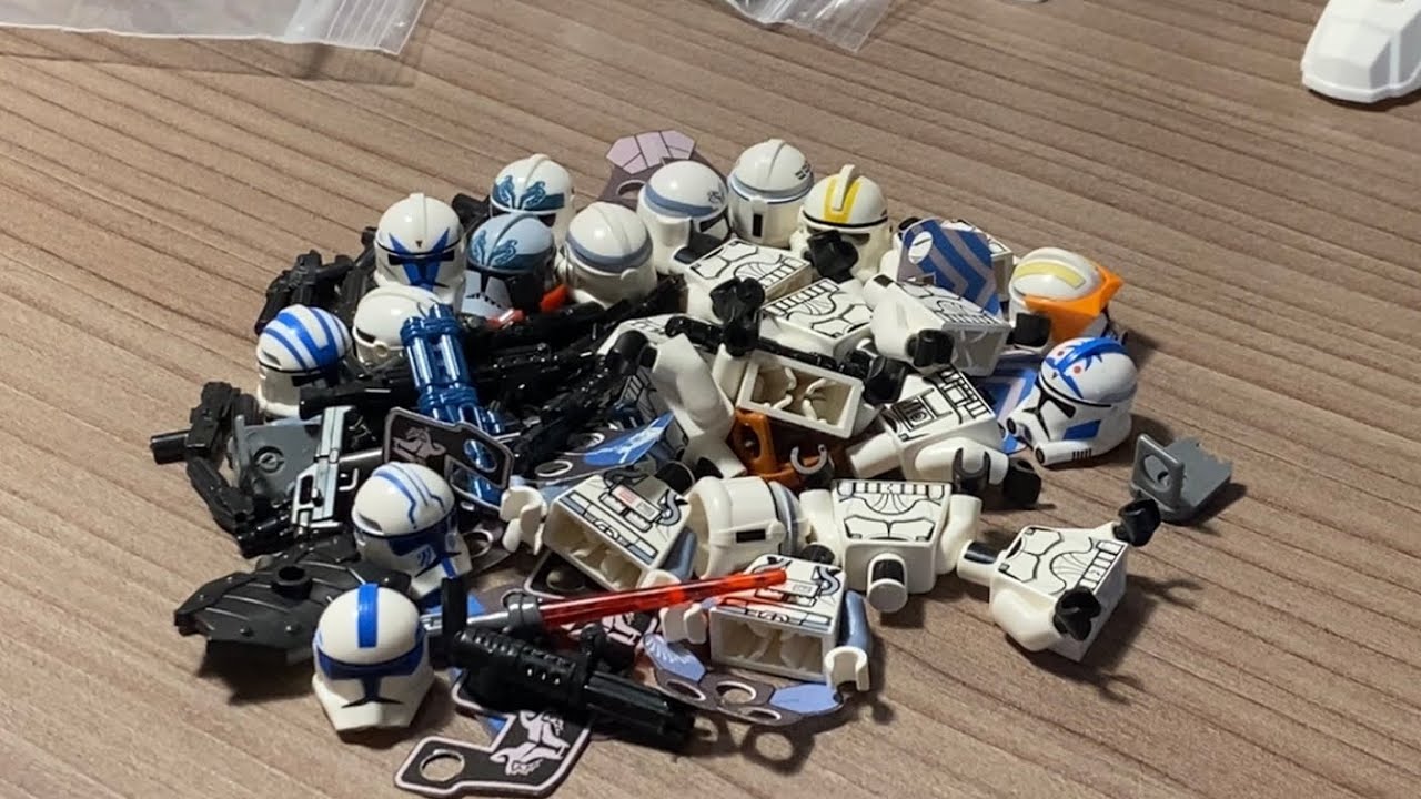 Посылка С Кастомными шлемами и деталями! (Clone Army Customs/ Arealight ...