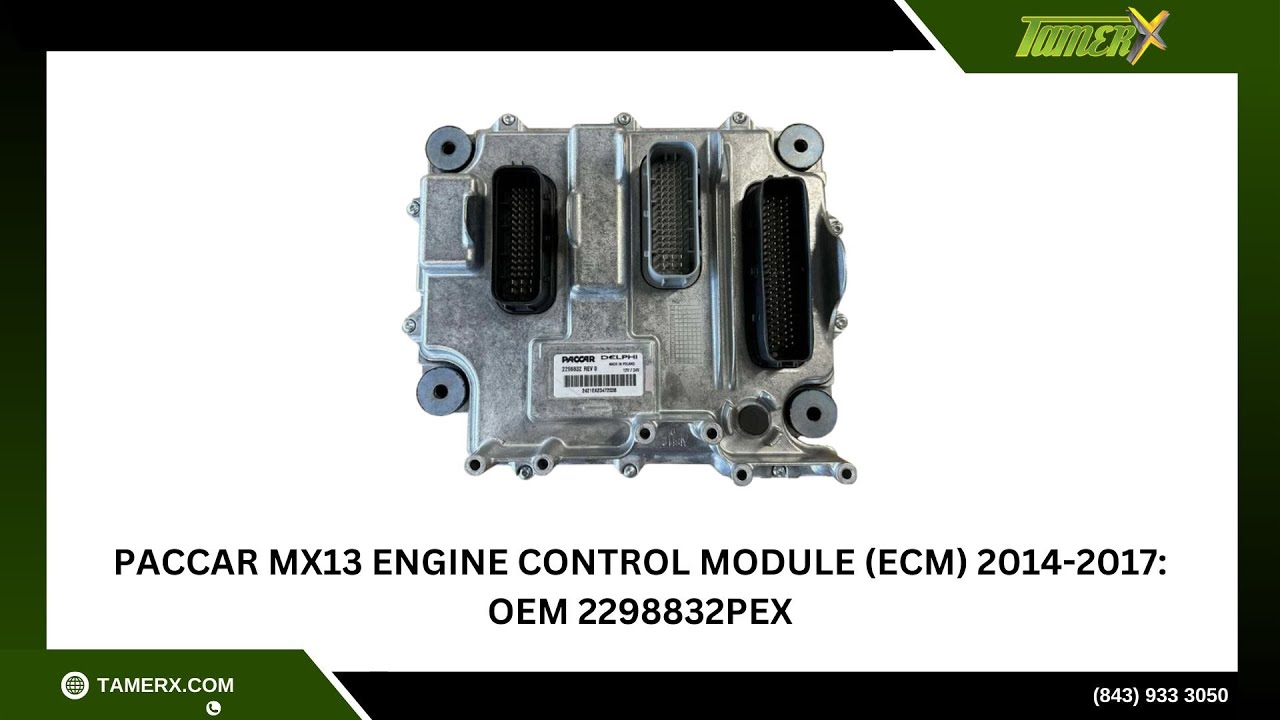 Paccar MX13 Engine Control Module (ECM) 2014-2017: OEM 2298832PEX - YouTube