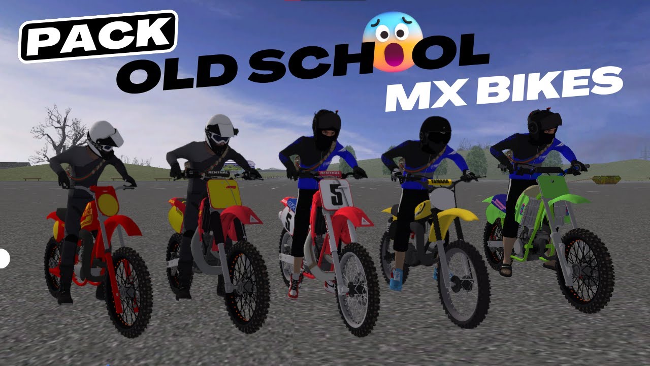 PACK OLD SCHOOL MX BIKES - YouTube