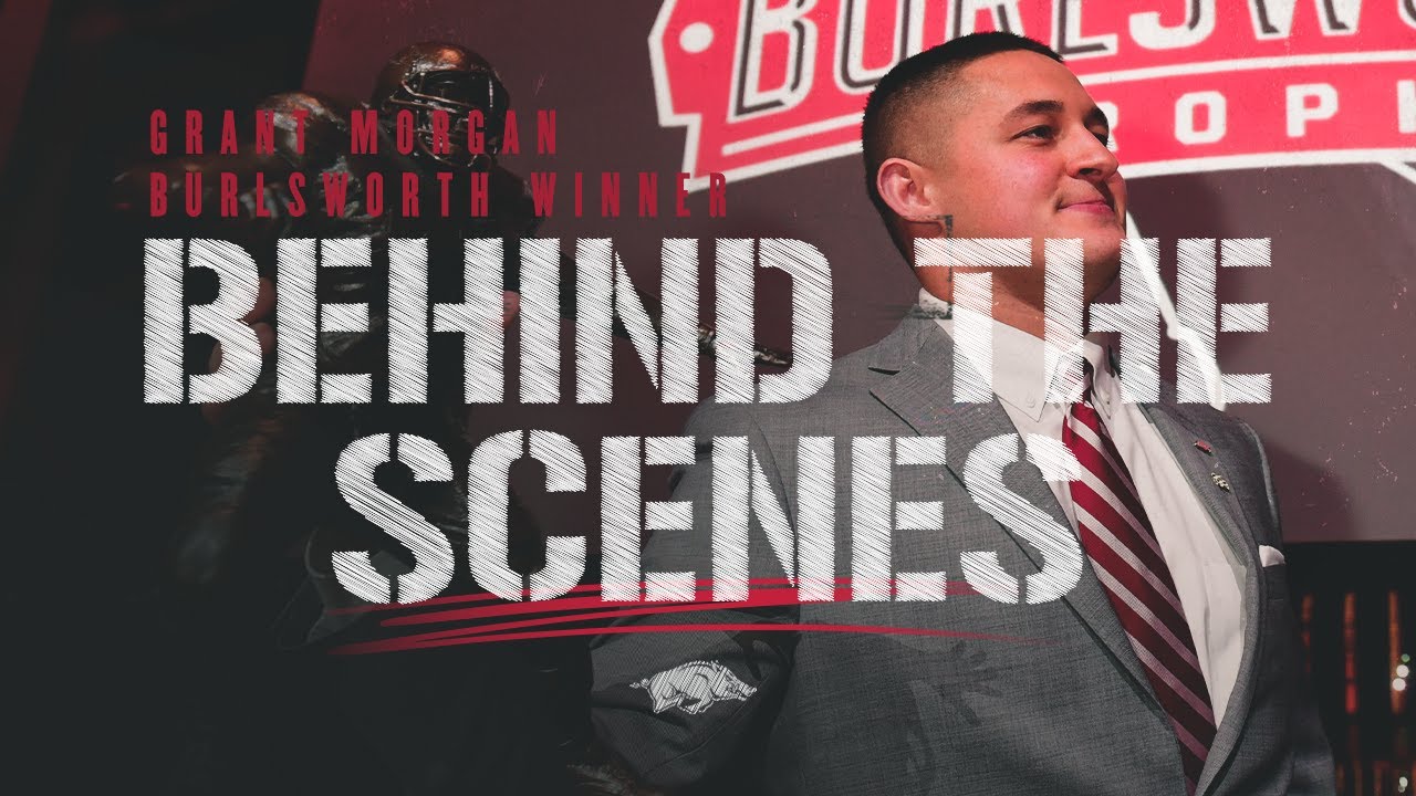 Razoraback Football: Behind the Scenes, Grant Morgan Awarded Burlsworth ...
