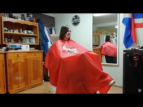 Sexy barbershop girl extreme hair cut FULL VIDEO ️💈 - YouTube