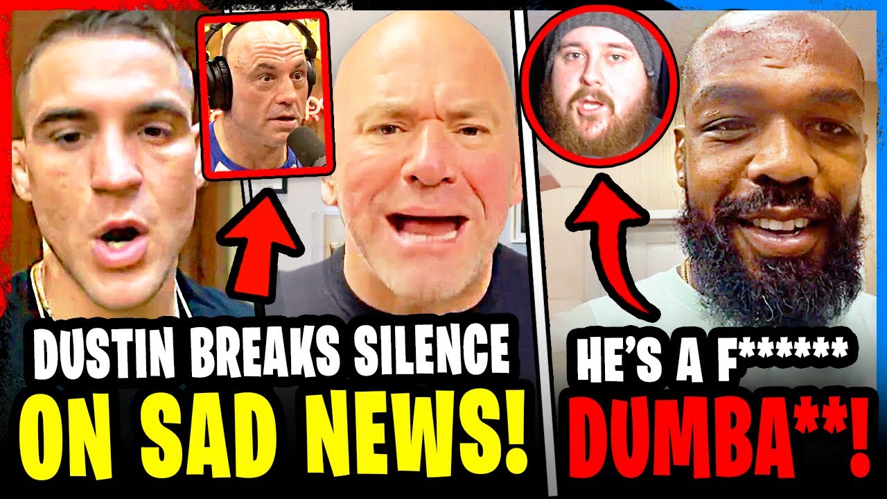 Dustin Poirier REVEALS SAD NEWS! Jon Jones REACTS to ALLEGATIONS from ...