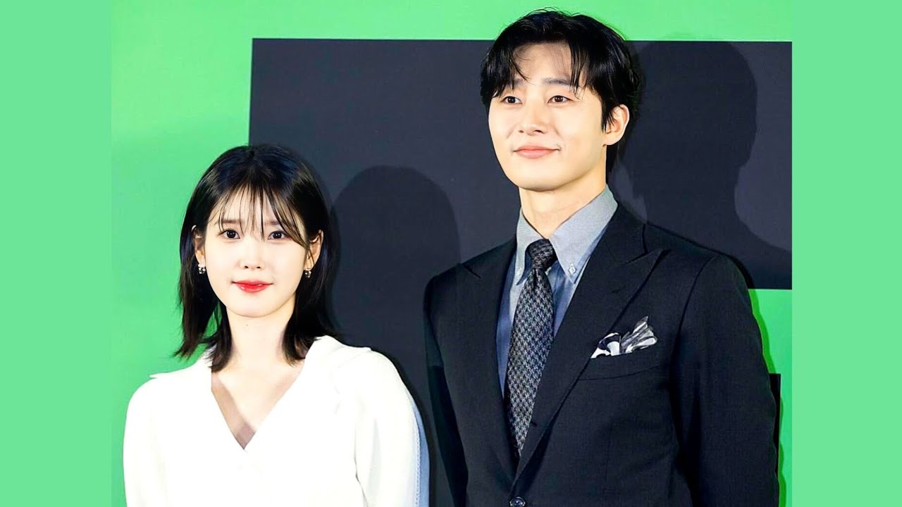 They're so extra 😆🤣🤣 | IU and Park Seo Joon being playful at their ...