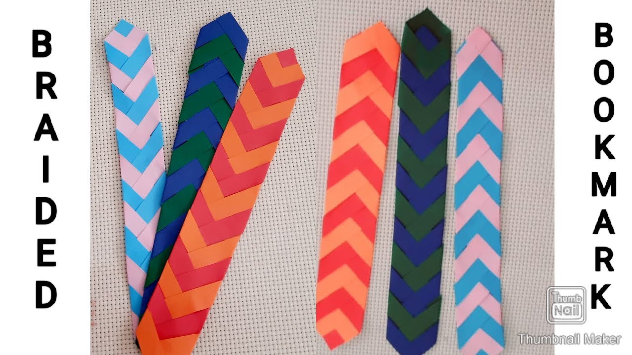 DIY Braided Bookmark - YouTube