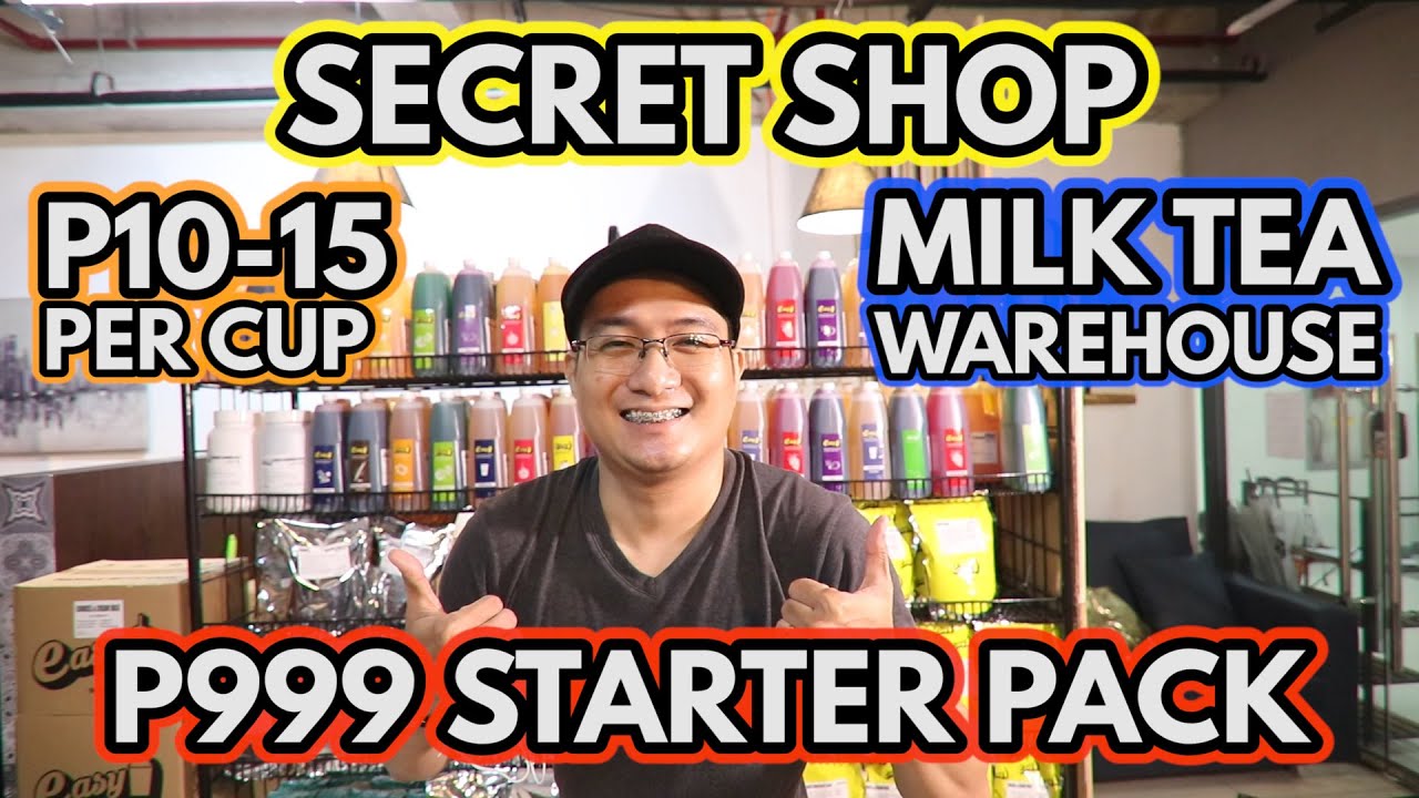 999 MILK TEA STARTER PACKAGE PANG NEGOSYO | SECRET BODEGA NG MGA MILK ...